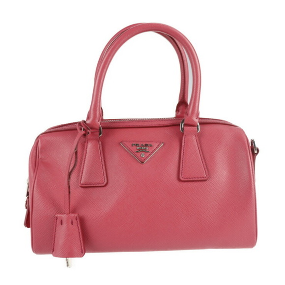 Prada | Bags | Prada Handbag Bl845y Saffiano Leather Peonia Pink System ...